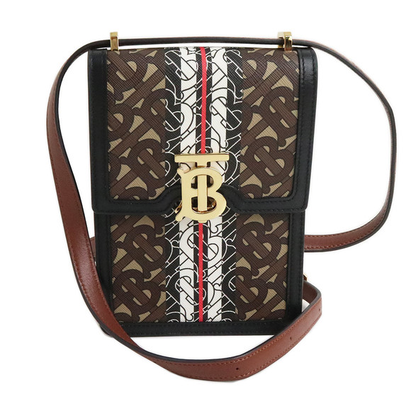 Burberry | Bags | Burberry Tb Logo Robin Bag Shoulder Crossbody Canvas ...